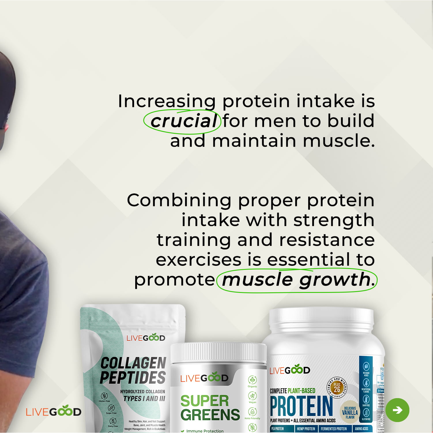 HEALTHIEST Protein Shake for Men
