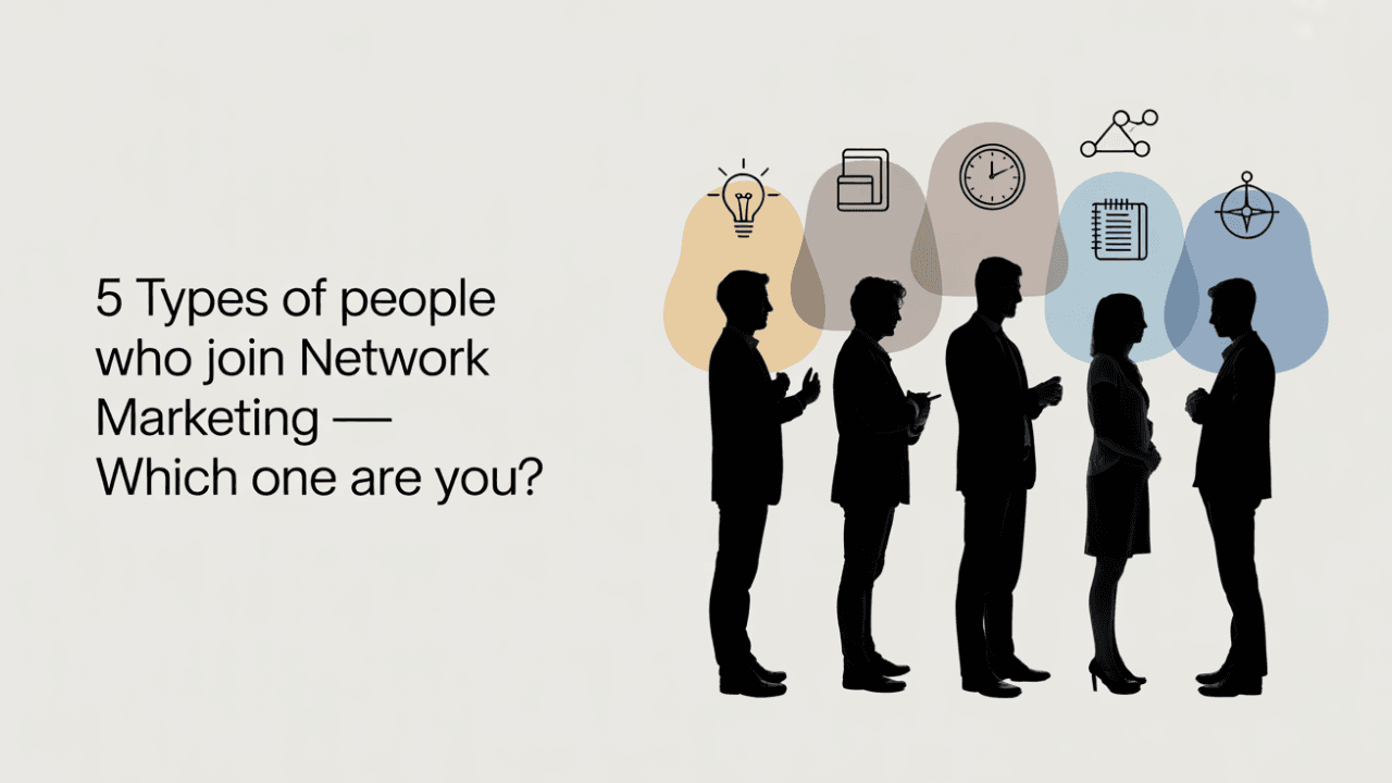 5 Types of People Who Join Network Marketing (Which Are You?)